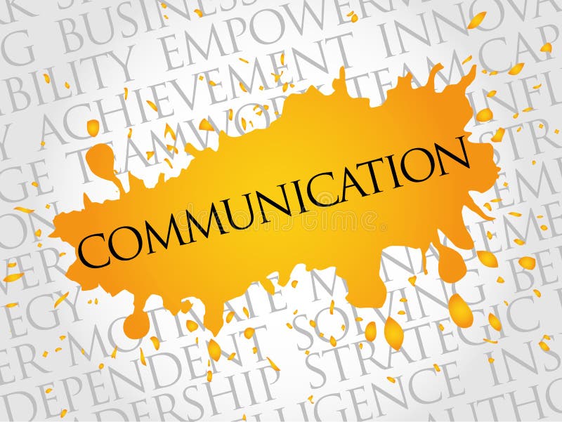 Communication is Key Word Cloud. Stock Illustration - Illustration of ...