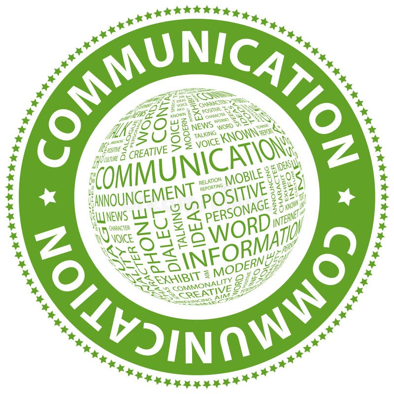 Connect Collaborate Communicate Contribute Stock Vector - Illustration ...