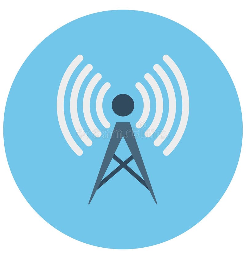 Wifi Tower Isolated Vector Icon that Can Be Easily Modified or Edit ...
