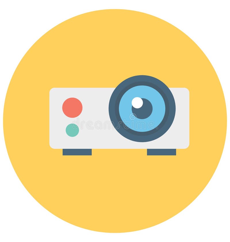 Projector Isolated Vector Icon that Can Be Easily Modified or Edit ...