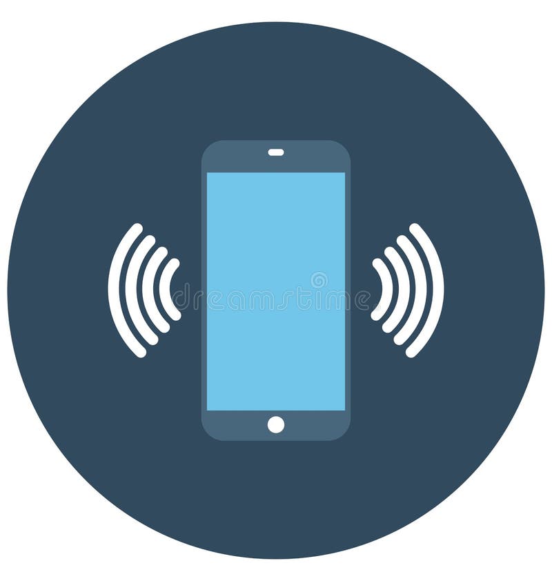 Mobile Sound icon stock vector. Illustration of mobile - 212679836