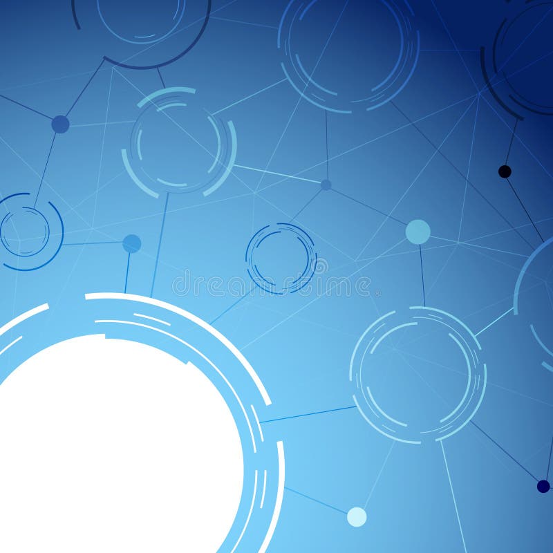 Communications Background Abstract Model Stock Vector - Illustration of ...