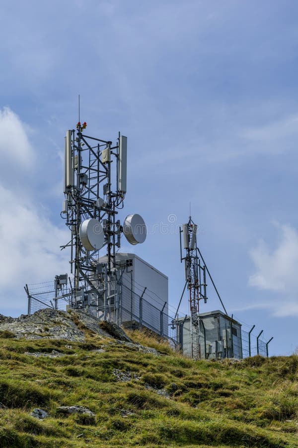 Communications Cellular Telecoms Communications Antenna in the High ...