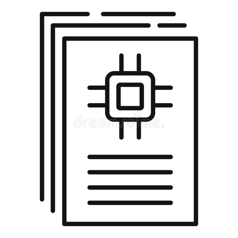 Communications Engineer Instruction Icon, Outline Style Stock Vector ...