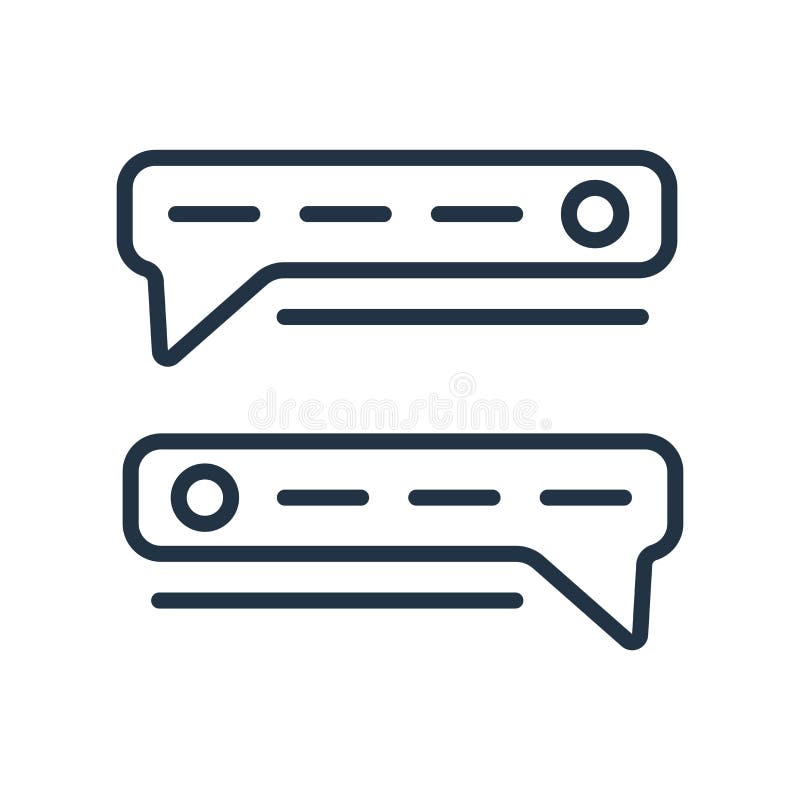 Communications Icon Vector. Thin Line Communications Outline Icon ...