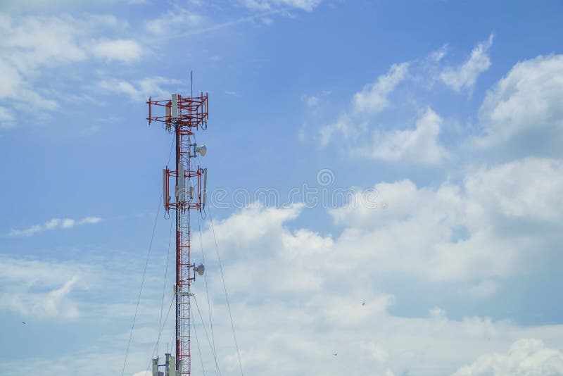 Communications Mast stock photo. Image of cell, rigid, dish - 105502