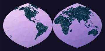 Interrupted Map Projection Stock Illustrations – 259 Interrupted Map ...