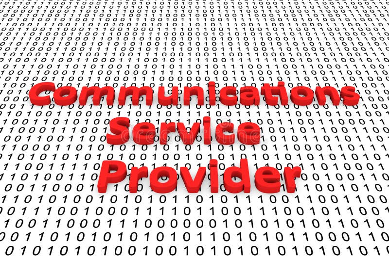 Communications Service Provider Stock Illustration - Illustration of ...