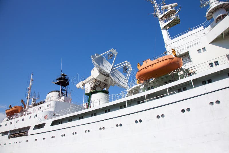 Communications on ship stock image. Image of cruise, boat - 14252287