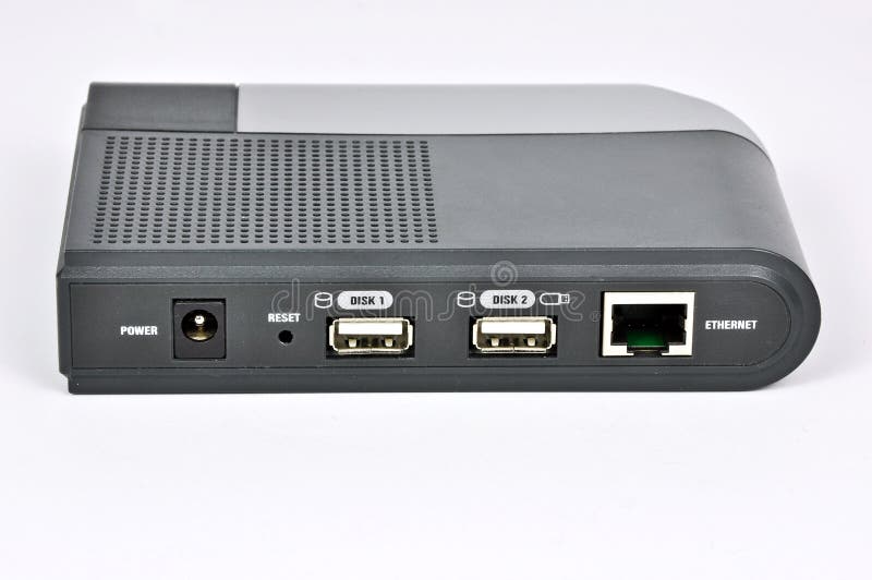 Communications Switch with San Storage Access Stock Image - Image of ...