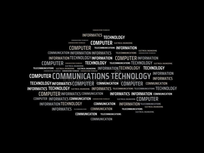 TECHNOLOGY - Image with Words Associated with the Topic COMMUNICATION ...
