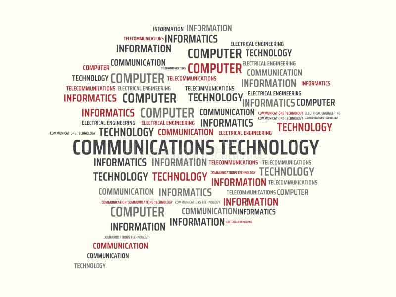 TECHNOLOGY - Image with Words Associated with the Topic COMMUNICATION ...