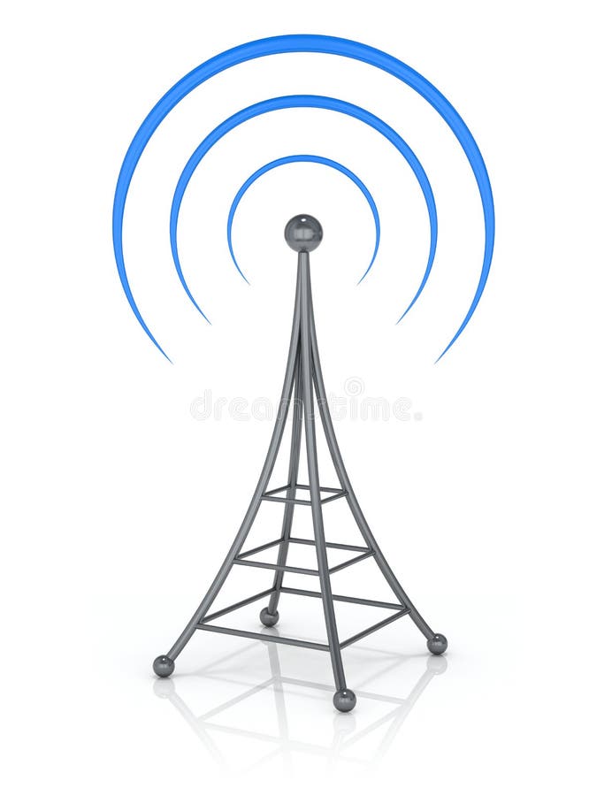 Communications Tower stock illustration. Illustration of phone - 15225463