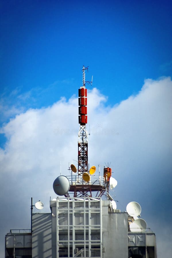 Communications tower stock photo. Image of secure, speed - 3678940