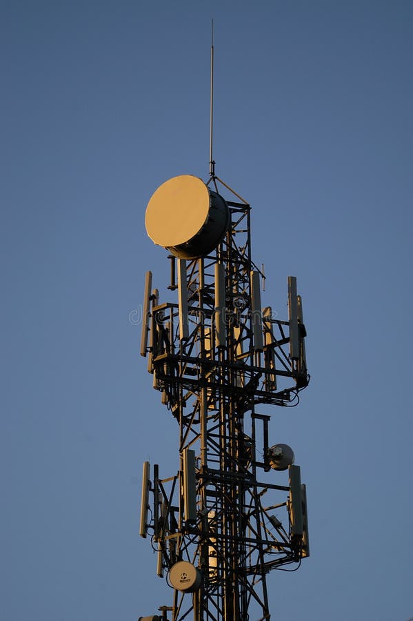 Communications Tower stock image. Image of television, phone - 437181