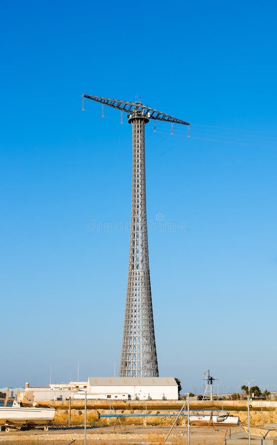 Communications Tower stock image. Image of building - 208512561