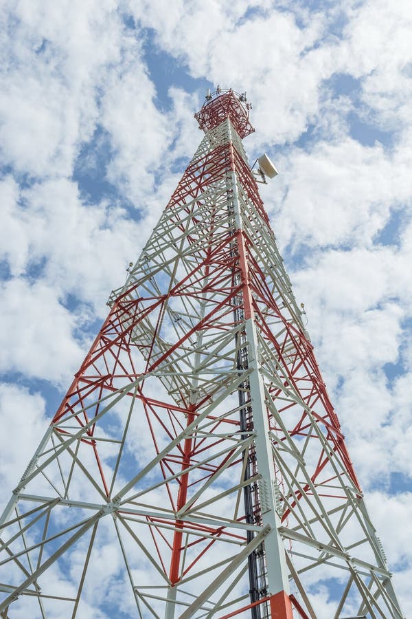 Communications tower stock photo. Image of global, information - 42065064