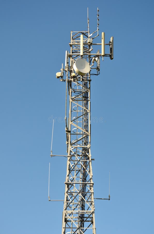 Communications Tower stock image. Image of mast, broadcast - 33363943