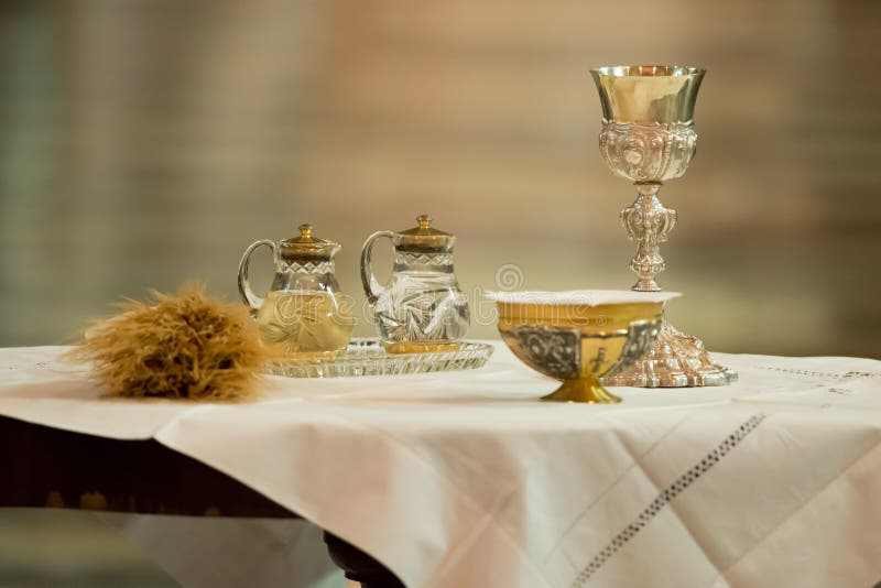 Communion offertory stock photo. Image of eucharist, chalice - 41269410