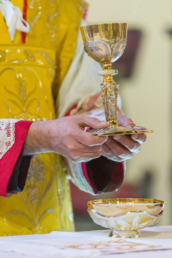 Communion Rite stock photo. Image of priest, holy, offertory - 89854462