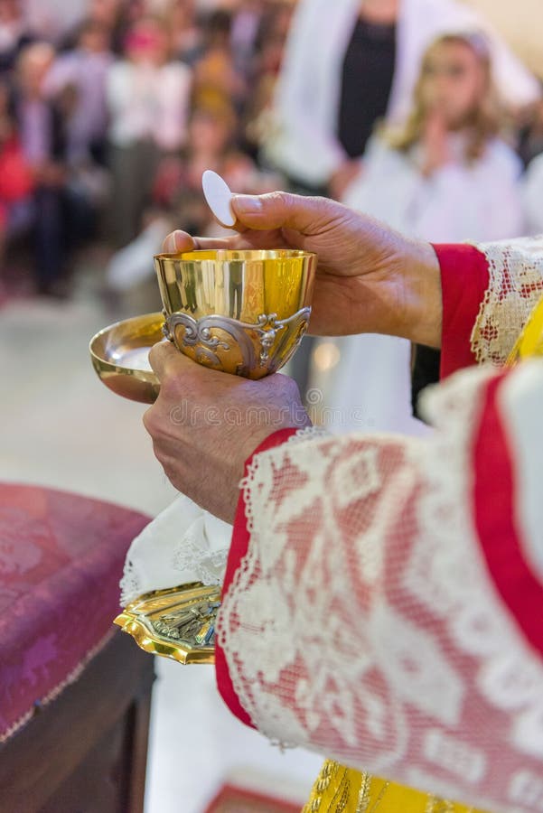 Communion Rite stock image. Image of offertory, communion - 89854747