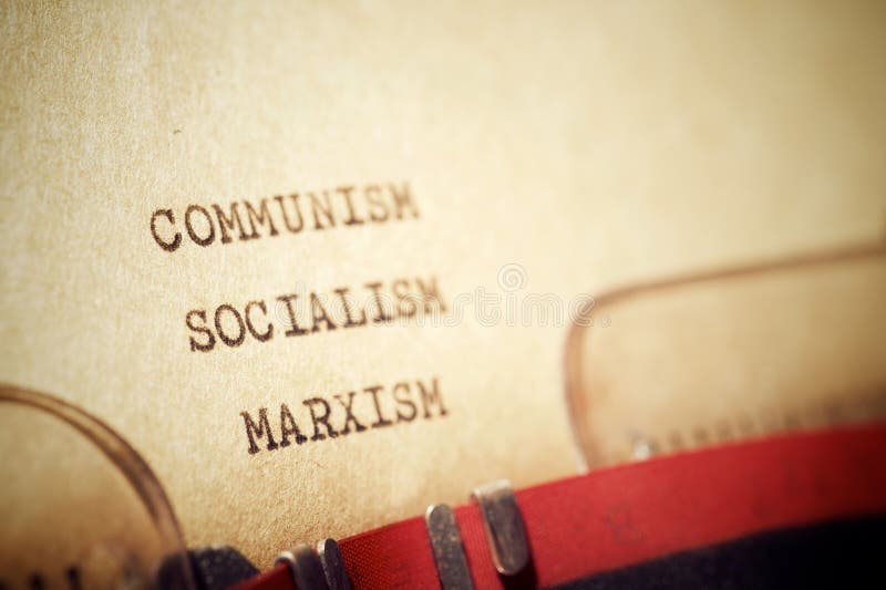 Communism Socialism Marxism Text Stock Photo - Image of phrase ...