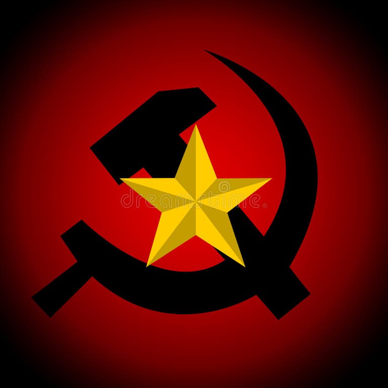 Hammer Sickle Communism Symbol Red Black Stock Illustrations – 110 ...