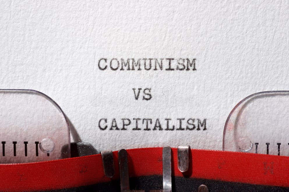 Communism Versus Capitalism Stock Photo - Image of paper, concept ...
