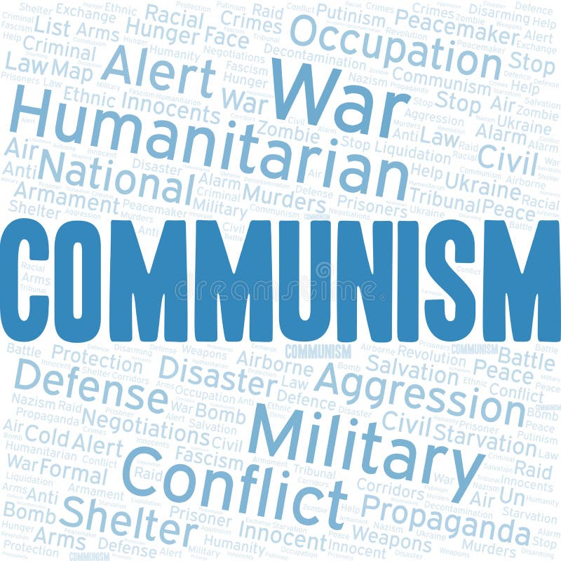 Communism word cloud stock vector. Illustration of leninism - 271688168