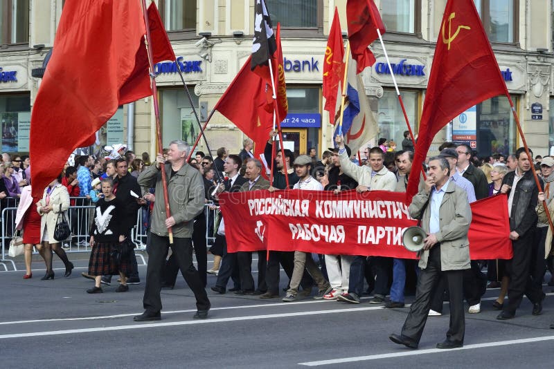 Communist Demonstration In Rome, Italy Editorial Photography - Image of ...
