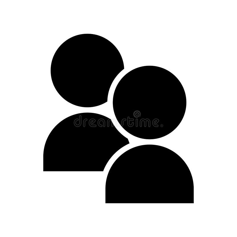 Community Avatars Isolated Icon Stock Vector - Illustration of sign ...