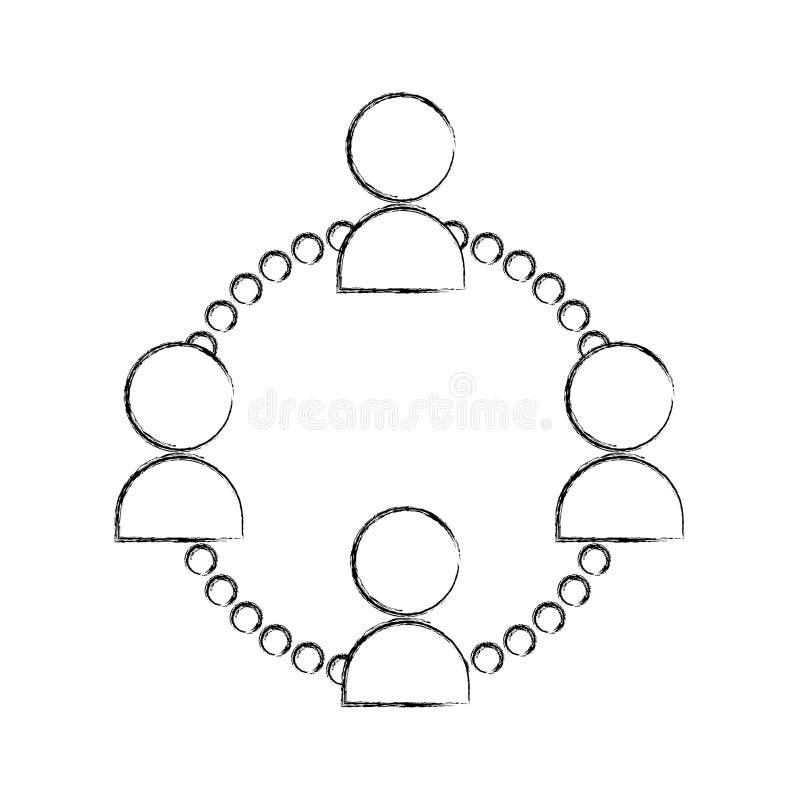 Community Avatars Isolated Icon Stock Vector - Illustration of meeting ...