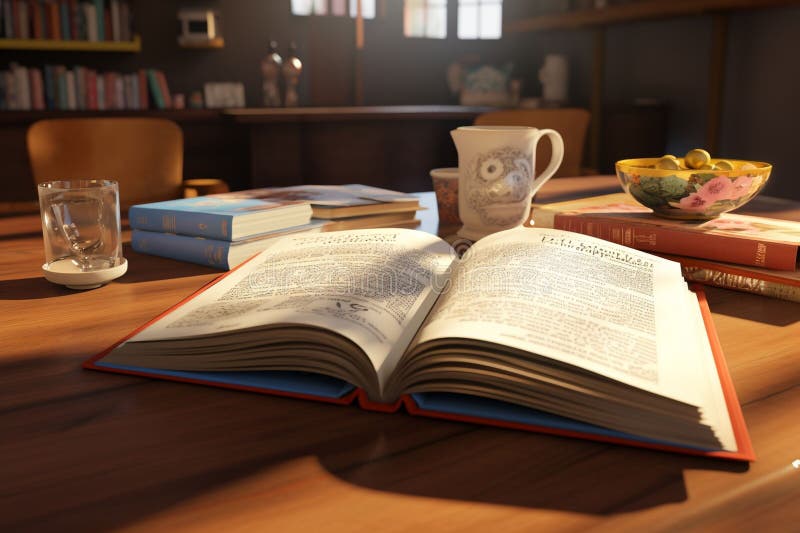 Community Book Club Encouraging Intellectual Stock Illustration ...