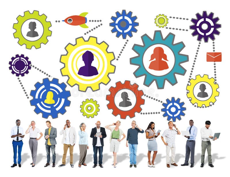 Community Business Team Partnership Collaboration Support Concep Stock ...