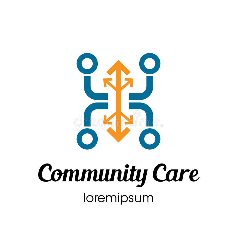 Community Care Logo or Symbol Template Design Stock Vector ...