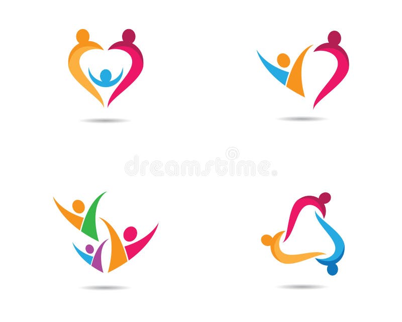 Community Care Logo Images Design Stock Vector - Illustration of ...