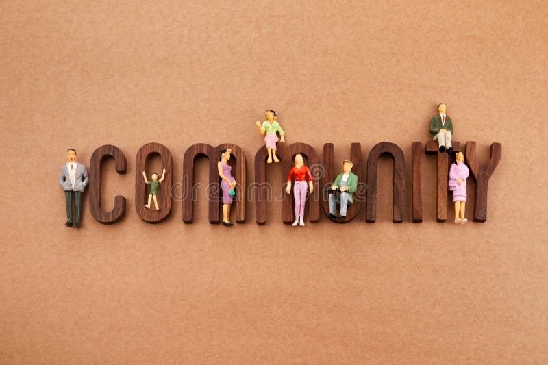 Community Concept. Modern Multicultural Society Concept with People ...