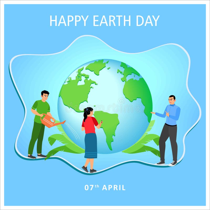 Community Concern for the Environment. Save the Earth from Destruction ...