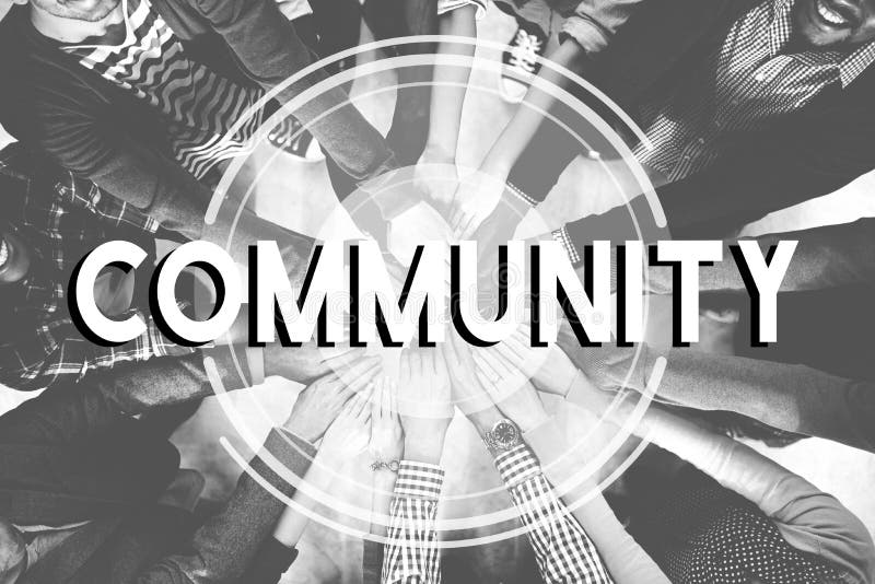 Community Connection Communication Society Unity Concept Stock Photo ...