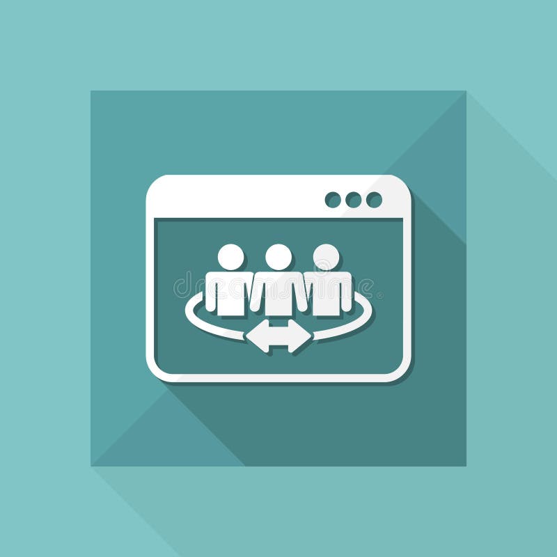 Join the community icon stock vector. Illustration of contact - 117825177