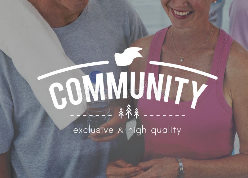Community Connection Network Togetherness Concept Stock Image - Image ...