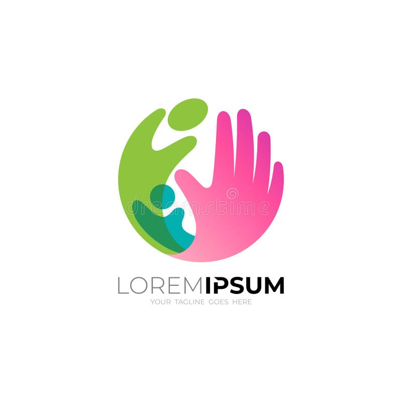 Community Design Template, Social Logo, People Care Stock Vector ...