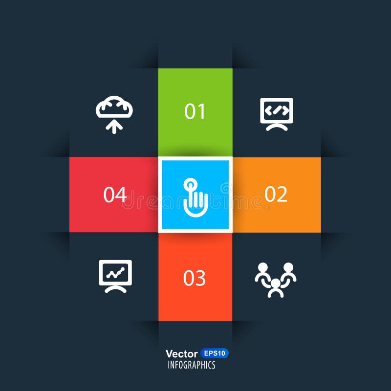 Community Diagram for Web Site, Business Infographics Stock Vector ...