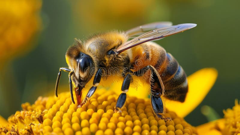 Community Engagement on Bee Conservation Stock Illustration ...