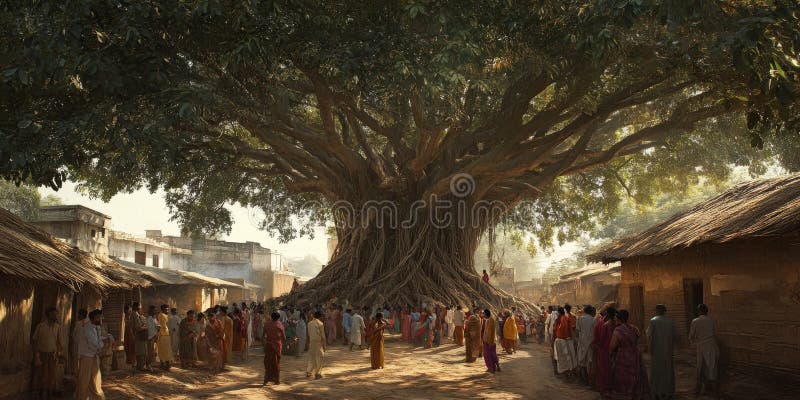Community Gathering Under the Sheltering Banyan Tree: Embracing ...