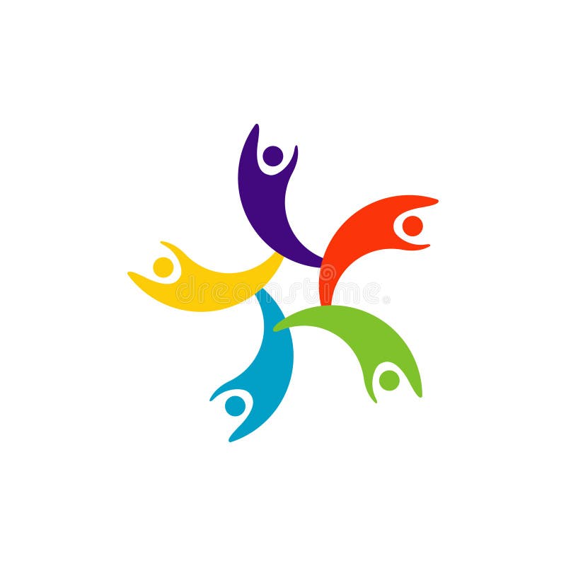 Community Graphic Design Template Vector Isolated Stock Vector ...