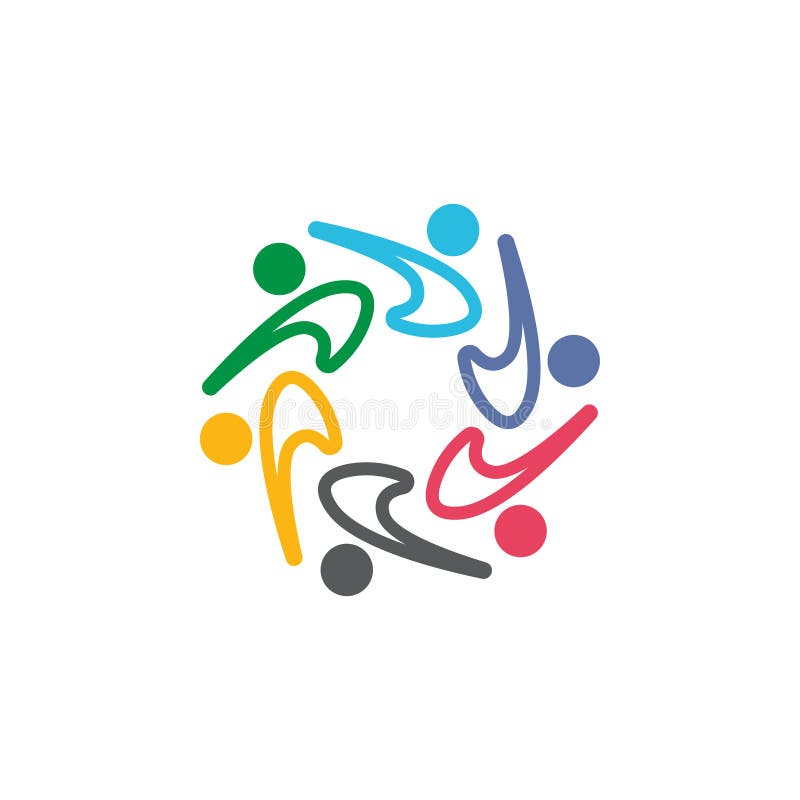 Community Graphic Design Template Vector Isolated Illustration Stock ...