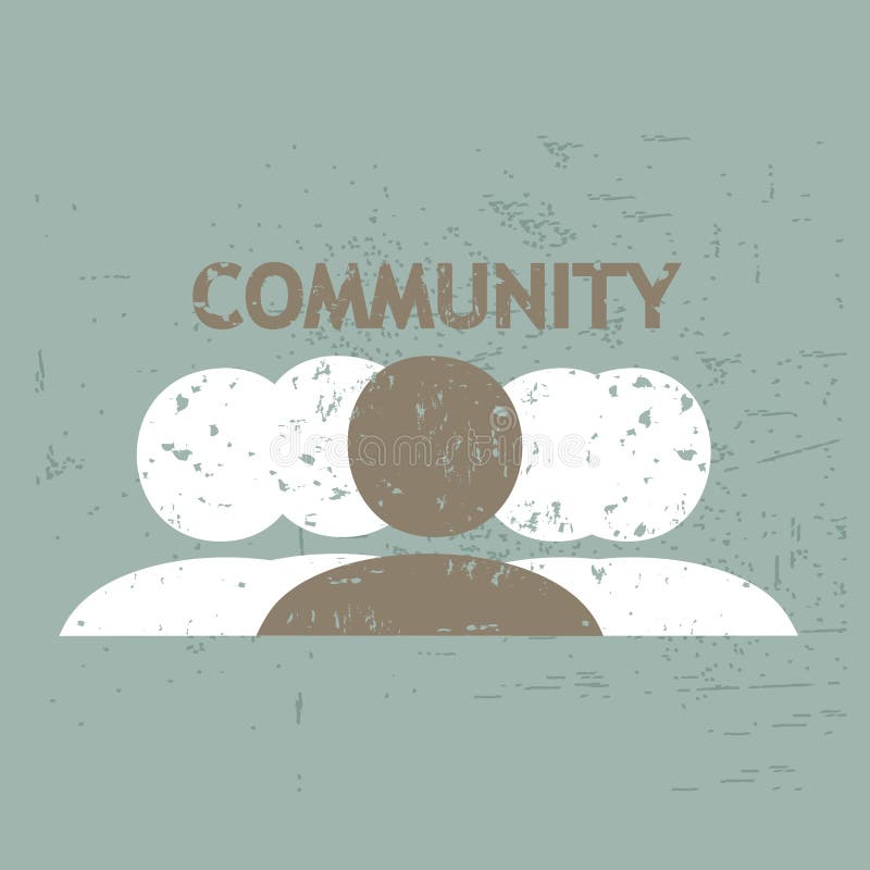 Community Logo Design stock vector. Illustration of orange - 18074683