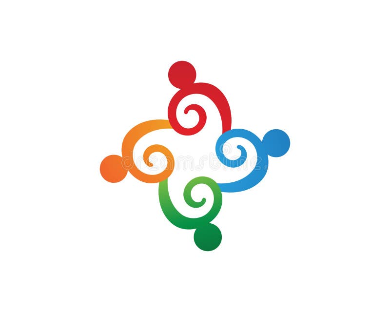 Community Group Adoption Logo Vectors Stock Vector - Illustration of ...