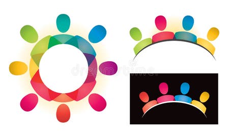 Community Group Logo stock vector. Illustration of head - 37550073